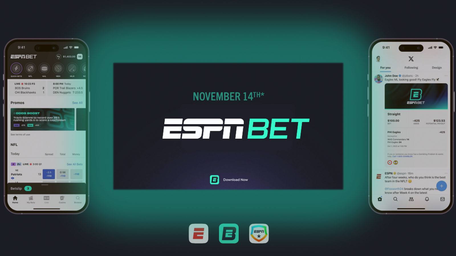 ESPN BET Launch Date Set For November 14
