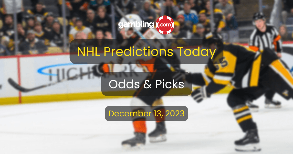 NHL Predictions Today: Player Props, Odds & NHL Picks 12/13